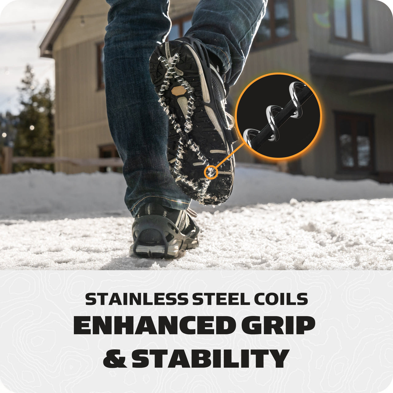 Yaktrax Pro Plus Traction Cleats for Ice and Snow – 360° Steel Coil ...